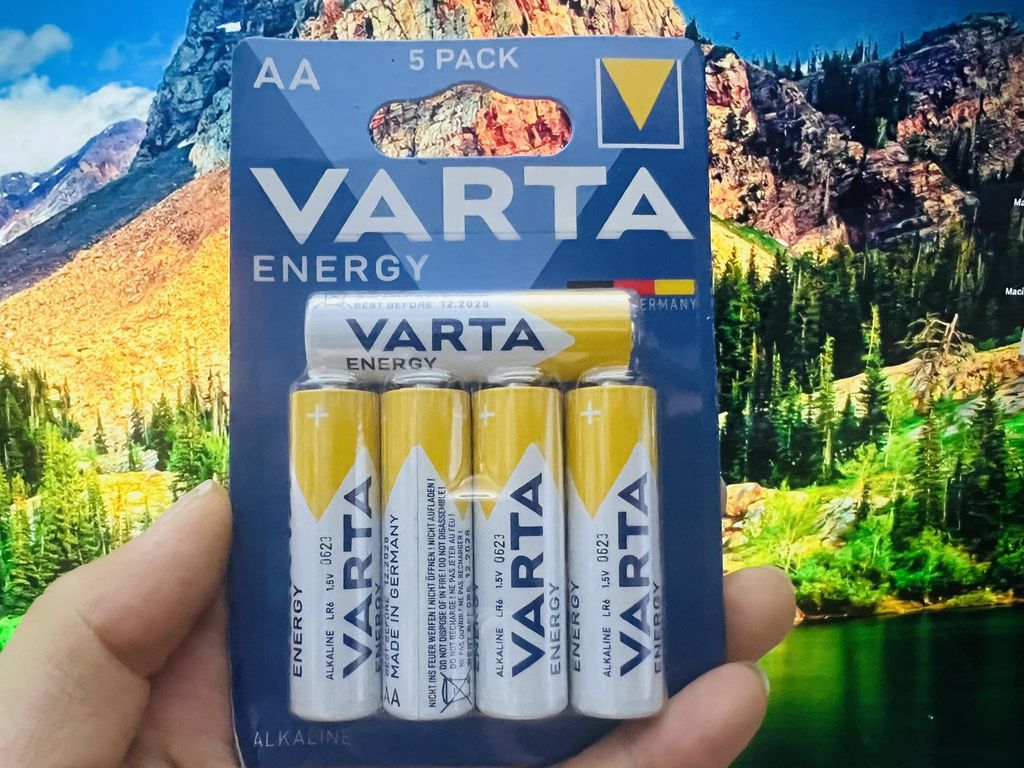 Vỉ 5 pin tiểu Varta Energy Alkaline AA LR6 MN1500 1.5V – Made in ...